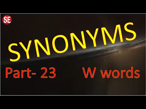 Synonyms। W words। Part- 230 #synonymsandantonyms #antonyms #synonyms #wordpower #vocabularyskill