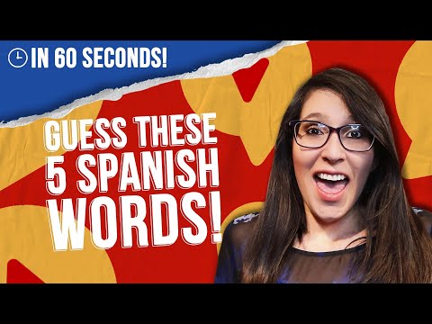 Do you know these 5 Spanish Words? ββ