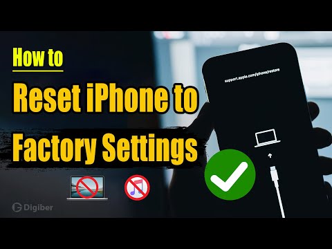 How to Reset iPhone to Factory Settings without Computer/iTunes
