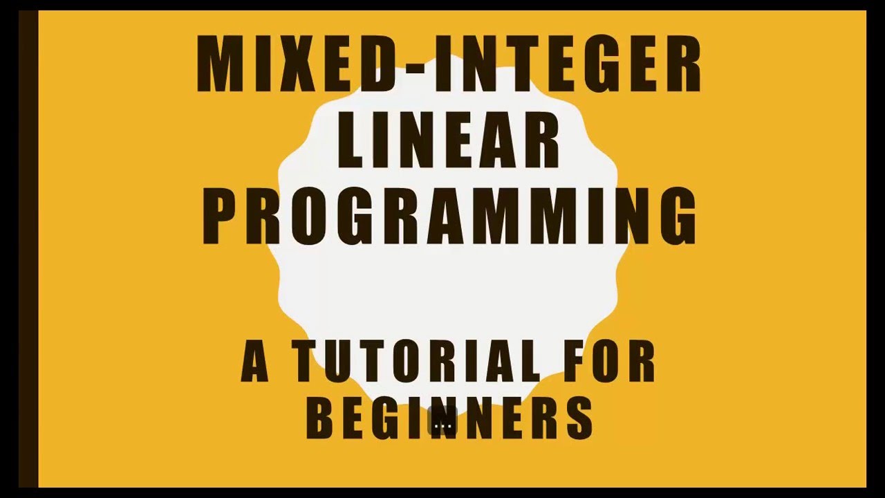 Mixed-Integer Linear Programming - A MATLAB