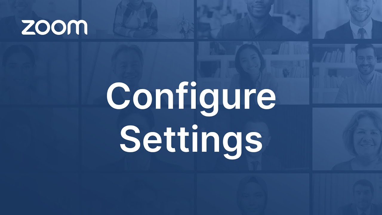 Configure Zoom Account Settings