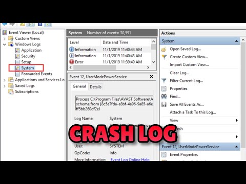 How to check why your PC crashed!