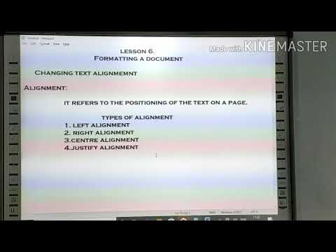 Class 4 text alignment
