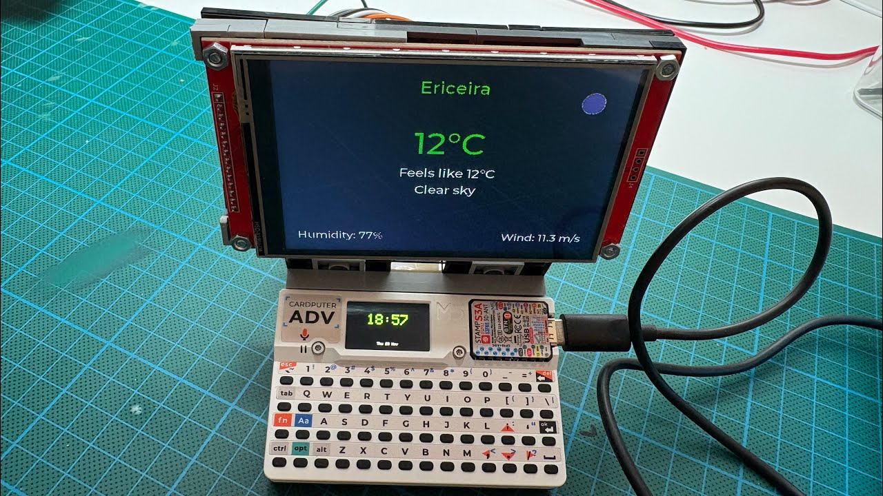 Connecting External Display and Dual Display Setup on M5Stack Cardputer-Adv | ESP32-S3 Tutorial