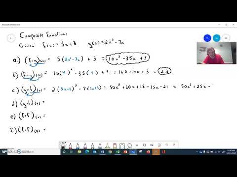 Composite Functions Practice Problems 1