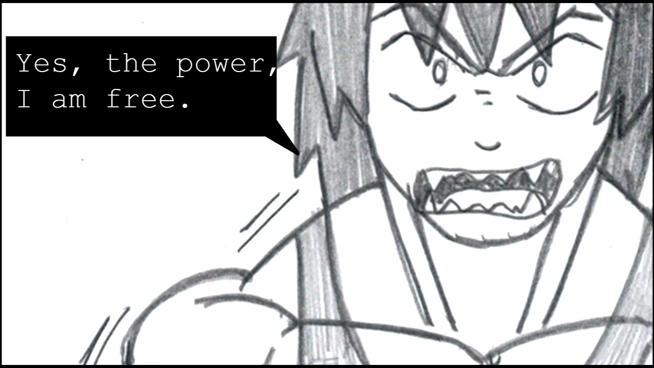 COMIC - Man transform into a huge Yeti