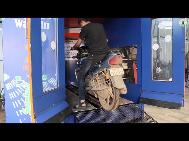Automatic Bike Wash System - Automatic Two Wheeler Washing Machine ...