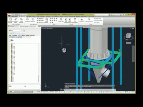 Autocad Structural Detailing ASD 2015 visualize solids and assembly drawing