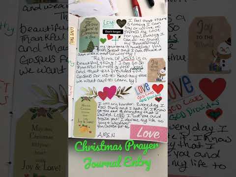 Christmas Prayer Journal Entry