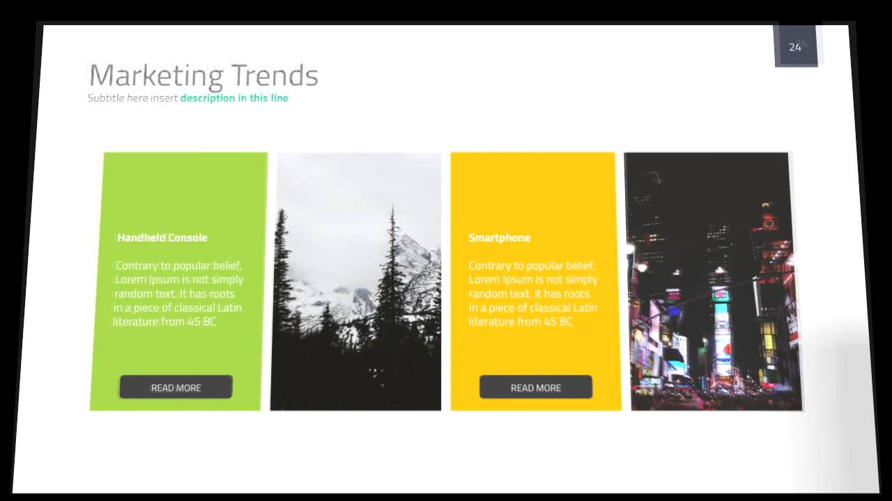 Albireo Powerpoint Template - Light Version - Preview
