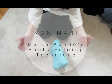 How to Fold Clothes Vertically — KonMari Organizing Method