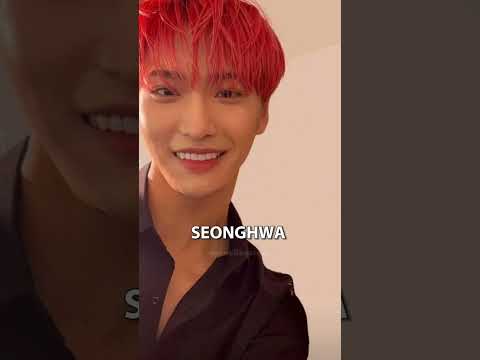 ATEEZ MEMBERS WİTH RED HAİR #hongjoong #seonghwa #yunho #yeosang #san #mingi #wooyoung #jongho