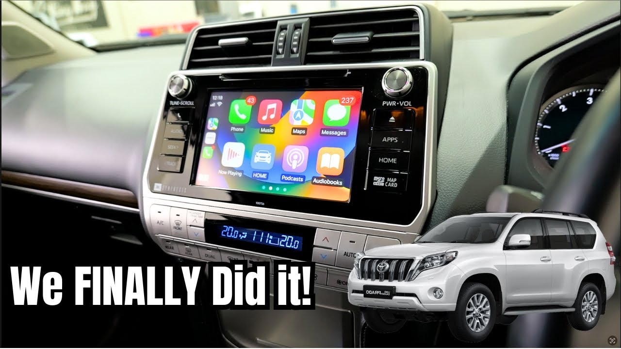 CarPlay / Android Auto Retrofit to suit an LC150! (WIRELESS CarPlay/Android Auto)