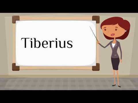 How do you say 'Tiberius' in Spanish?