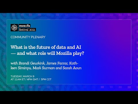 What is the future of data and AI — and what role will Mozilla play?