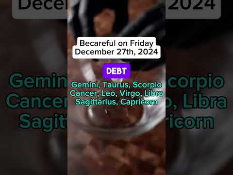 Beware: Friday December 27th, 2024 #Success #Finance