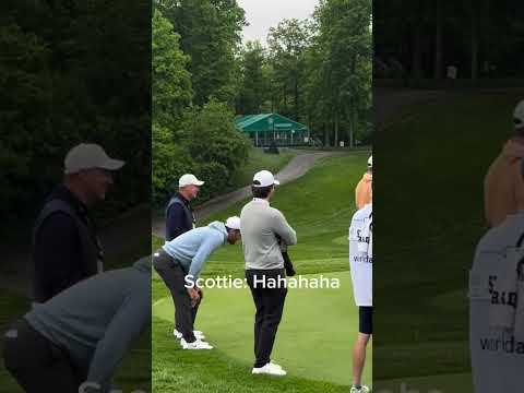 Peyton Manning nails a house in front of Scottie Scheffler! ๐
