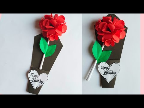 Handmade Birthday Greeting Card/ Birthday Card For Best Friend/Birthday Card Ideas