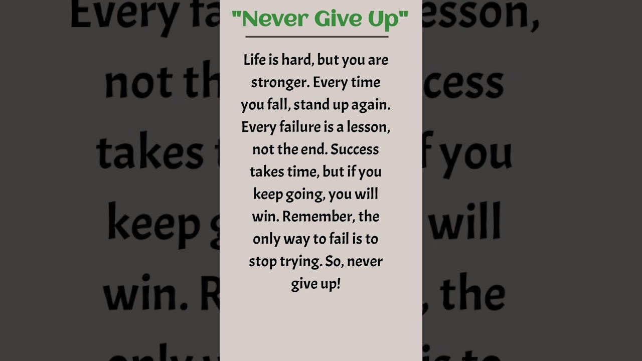 Never Give Up || English Listening Practice ✅ || #gradedreader