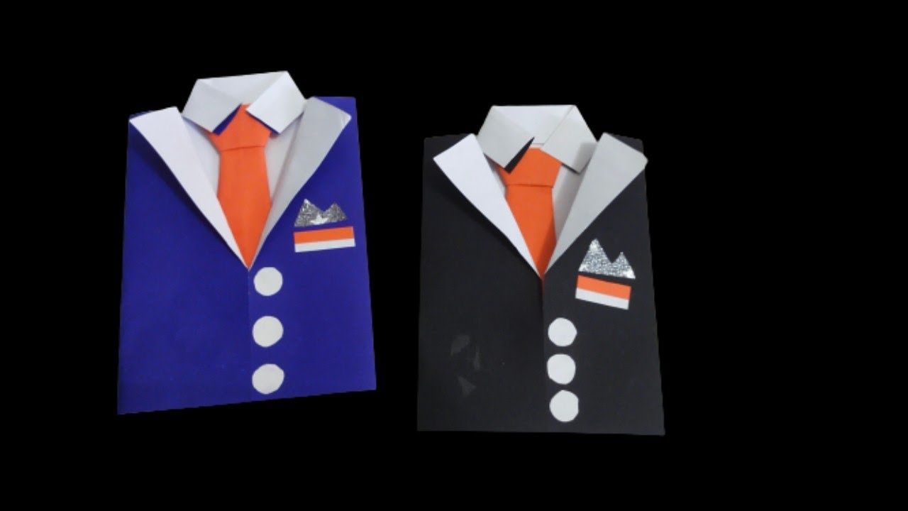 Kartu Ucapan Hari ayah 🙂 #diy #kerajinantangan #craft #origami #hariayah