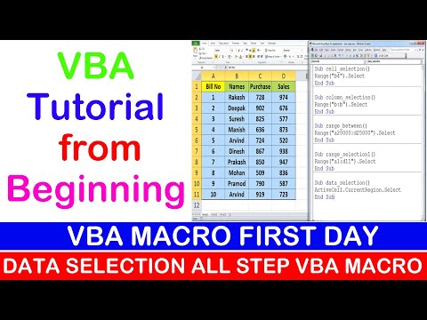 Learn VBA tutorial VBA course from beginning VBA first class tutorial - Mind Luster