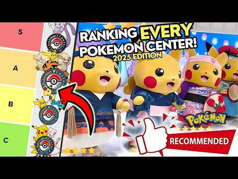 ✨Ultimate 2025 Pokémon Center Guide: Ranking ALL Pokémon Centers in Japan!! 🇯🇵