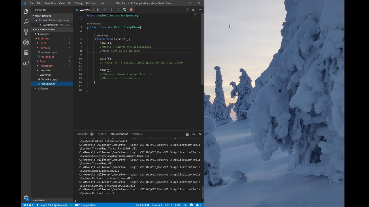Login Enterprise Scripting - Step 7 - Wait