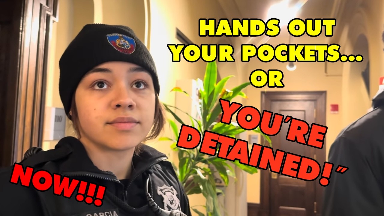 Tyrant Female Cop: “Hands Out Your Pockets — Or You’re Detained!”