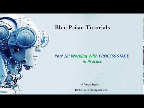 Part 18 : Working with PROCESS Stage in process – Learn Blue Prism Step ...