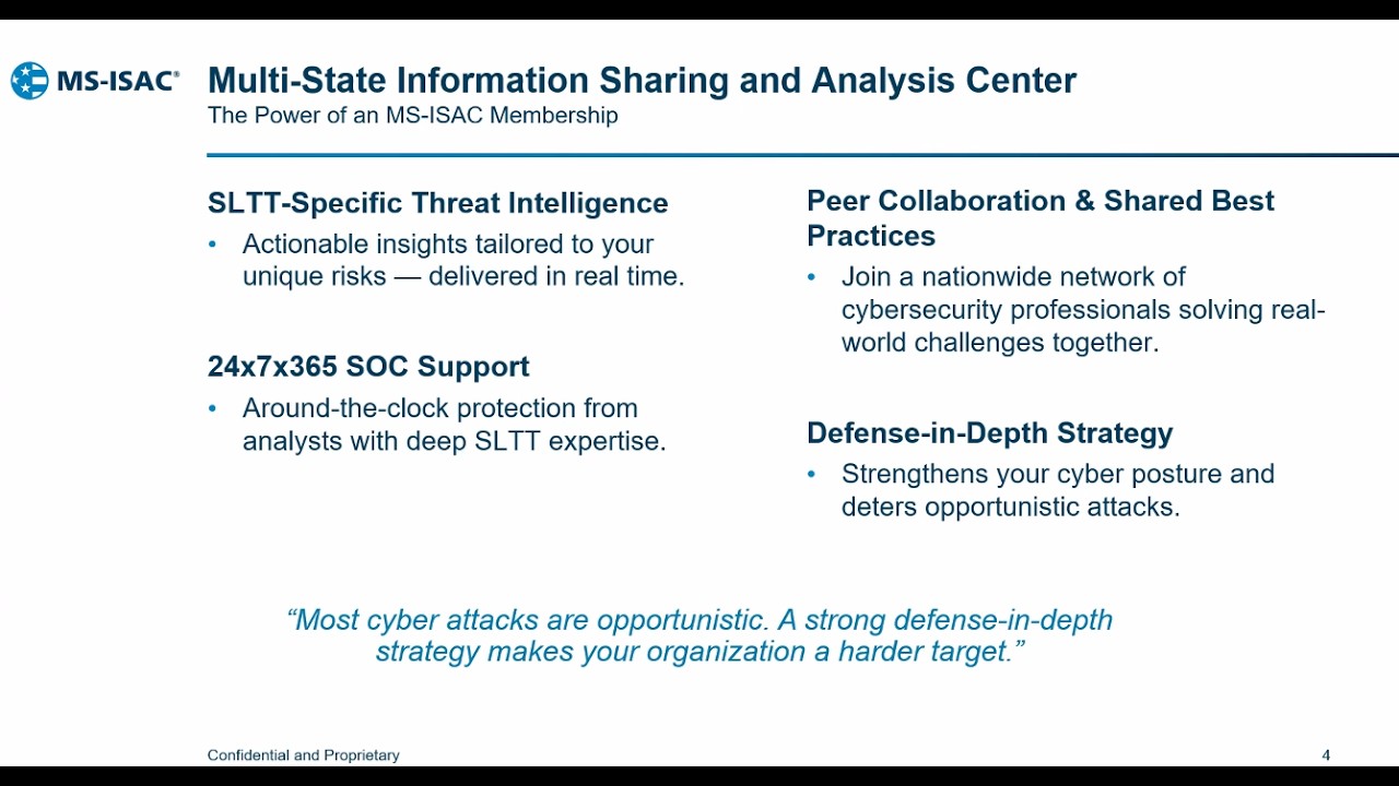 Elevate Your Security Plan with the MS-ISAC