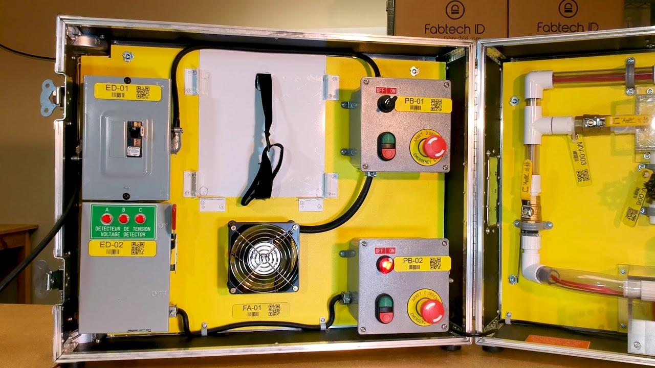 Lockout Simulator for Training (Pump & Fan) - Fabtech ID