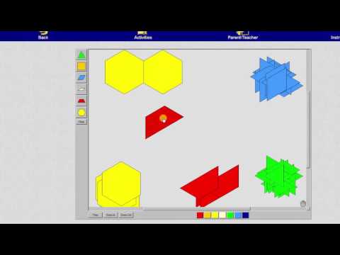 Determine the Difference of Fractions Using Pattern Blocks (Nonstandard Unit) | Math Help from ...