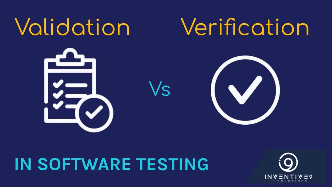 Validation vs Verification | Software Testing