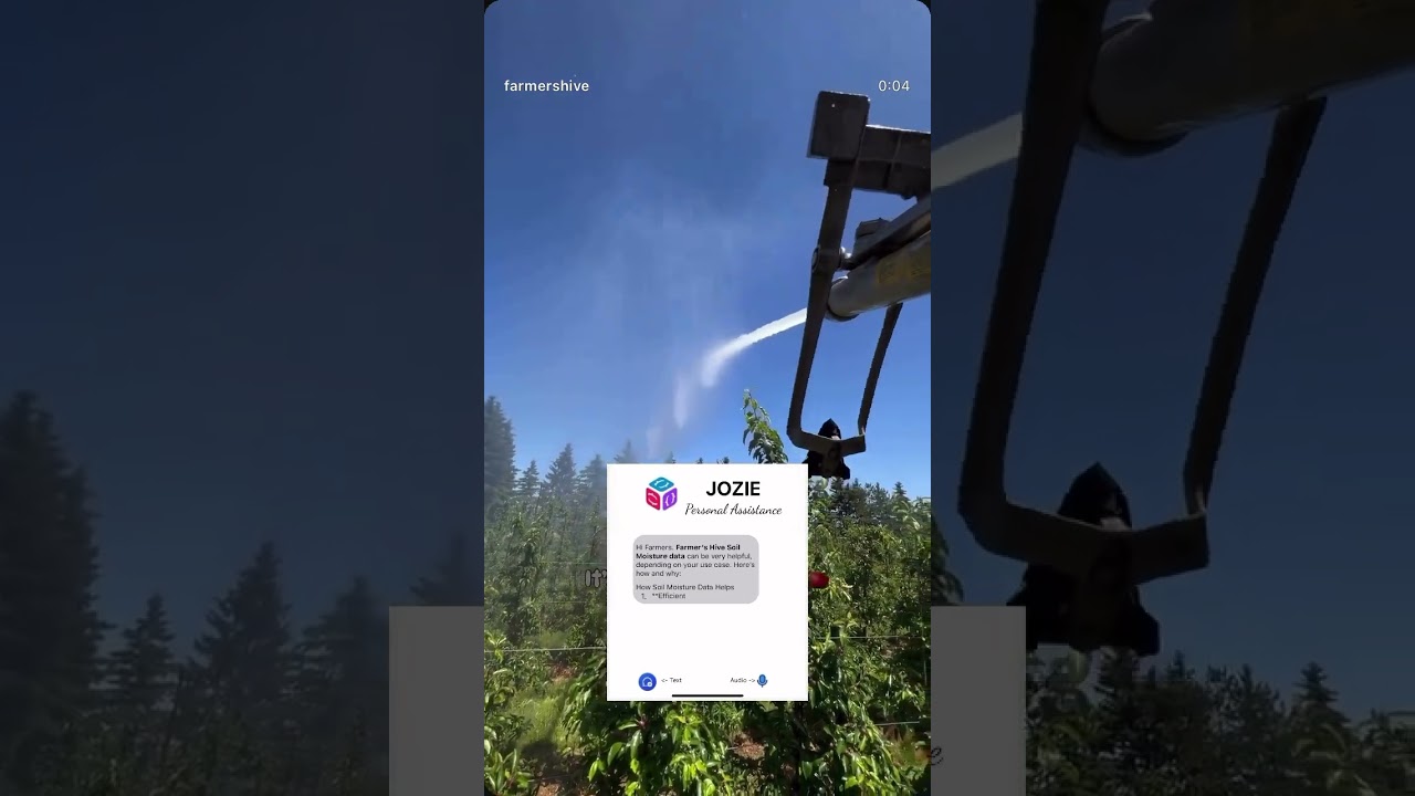 Ask JOZIE™, presents data in an accessible format, helping farmers at all tech levels to benefit.