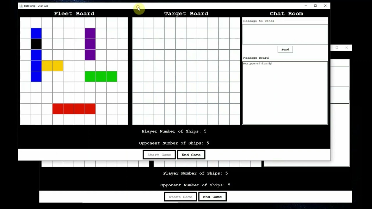 Java Battleship Game Demo