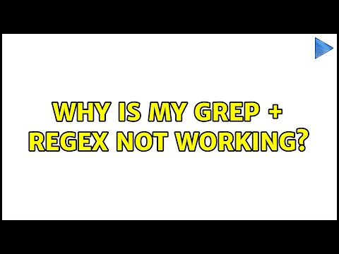 Ubuntu: Why is my grep + regex not working? (2 Solutions!!)