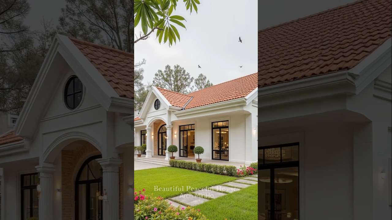 Cozy One-Story House | Beautiful Peaceful Home Design