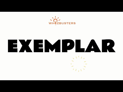 EXEMPLAR (noun) Meaning, Pronunciation and Examples in Sentences | GRE GMAT LSAT SAT ESL TOEIC