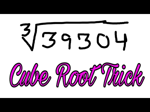 Cube root trick in second by estimation method (short method)