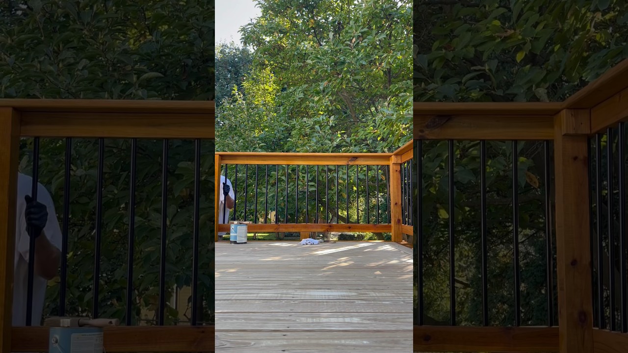 How To Hand Brush A Hand Rail w/ Metal Spindles!
