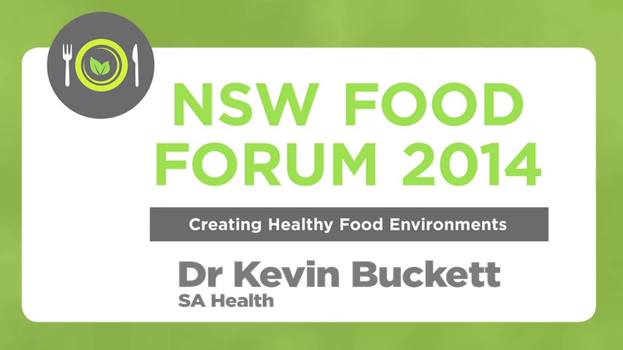 Dr Kevin Buckett - Health Star Rating System