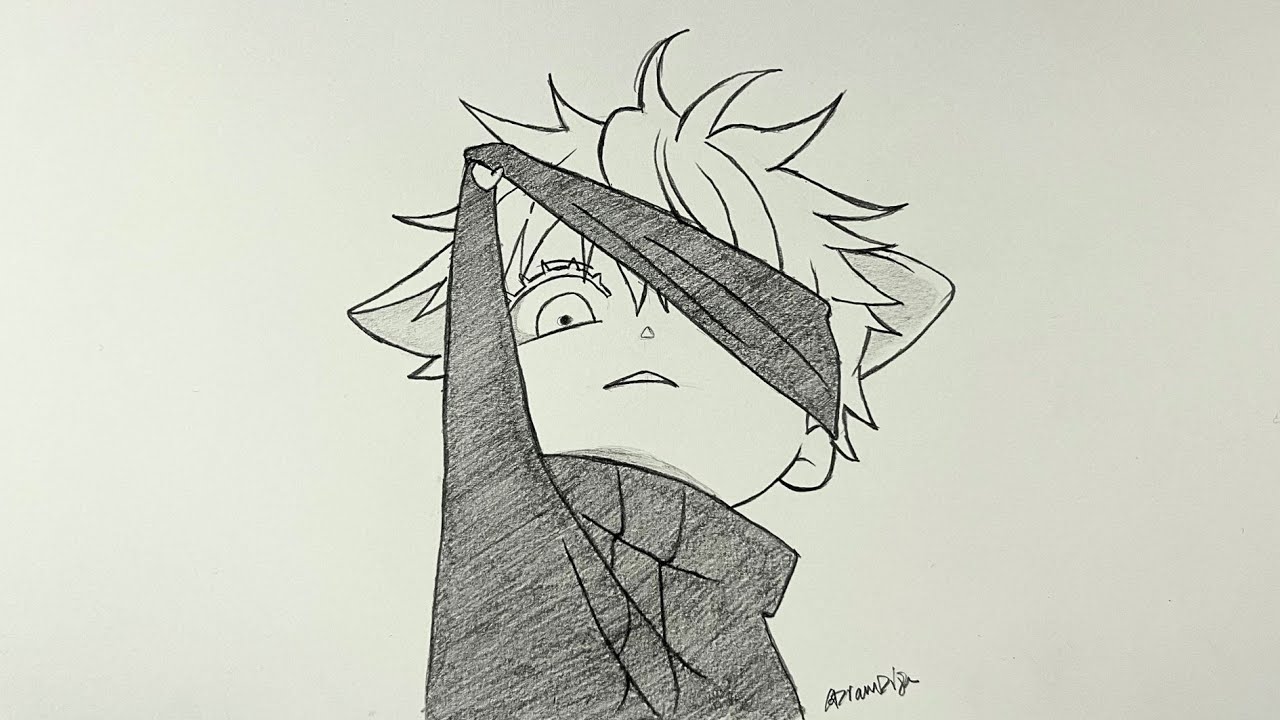 How To Draw Gojo Satoru cute (Chibi) | Step By Step | Easy Anime Drawing | JJK