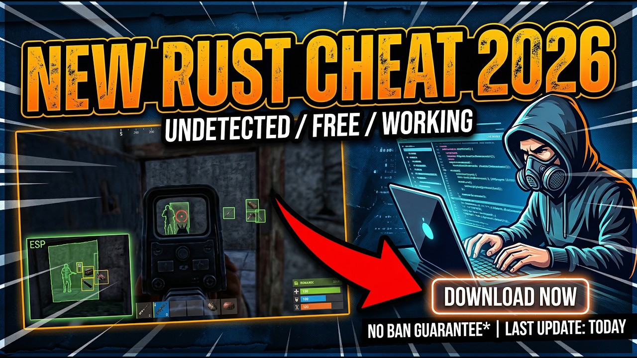 [2026] Rust Cheat / Wallhack, Aimbot, Loot ESP / Rust HACK Free Download *Undetected*