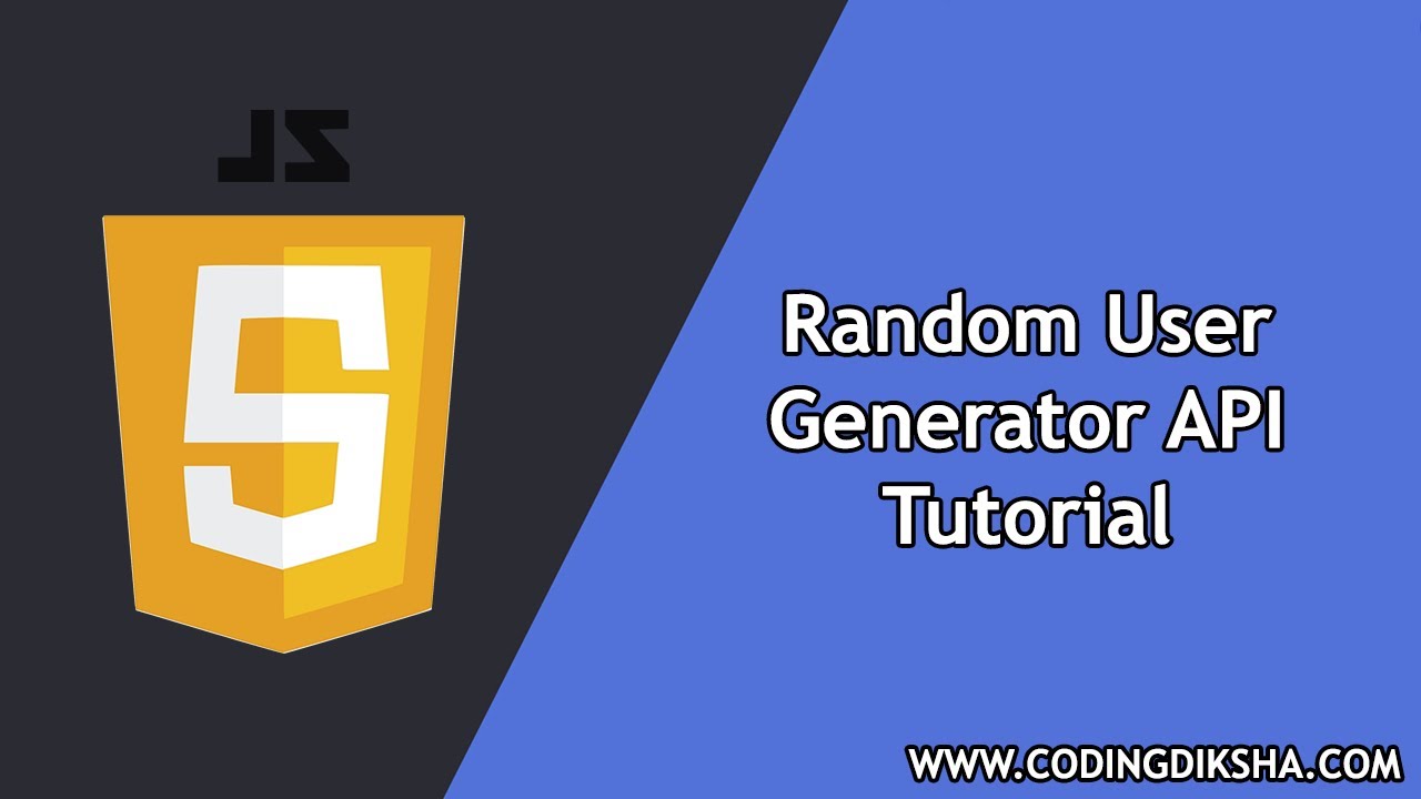 JavaScript Fetch API Example – Random User Generator API