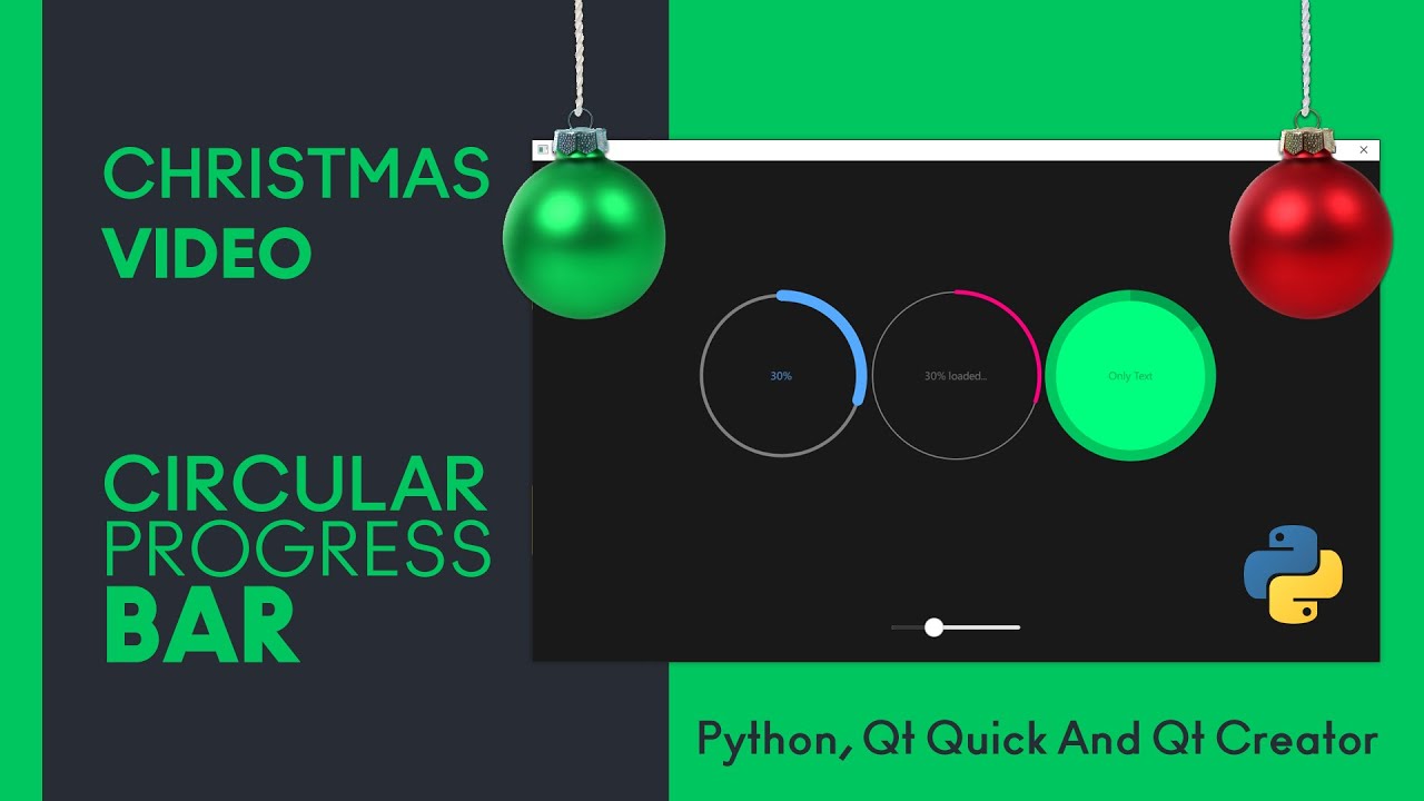 TUTORIAL - Python and Qt Quick - Modern Circular Progress Bar (works with c++)
