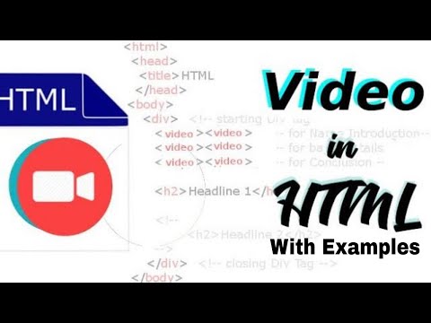 How to Insert Video in HTML using NotePad Text Editor