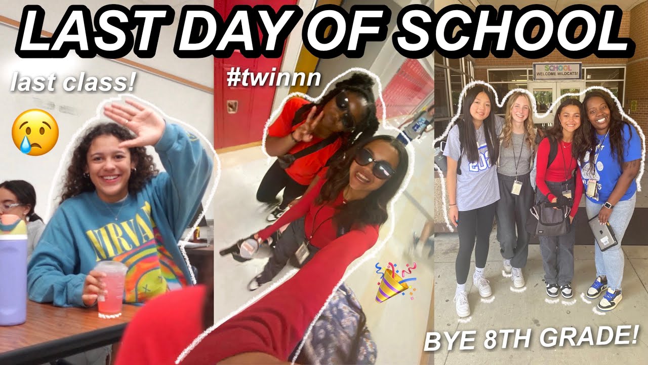 LAST DAY OF SCHOOL VLOG  (8TH GRADE) *emotional*