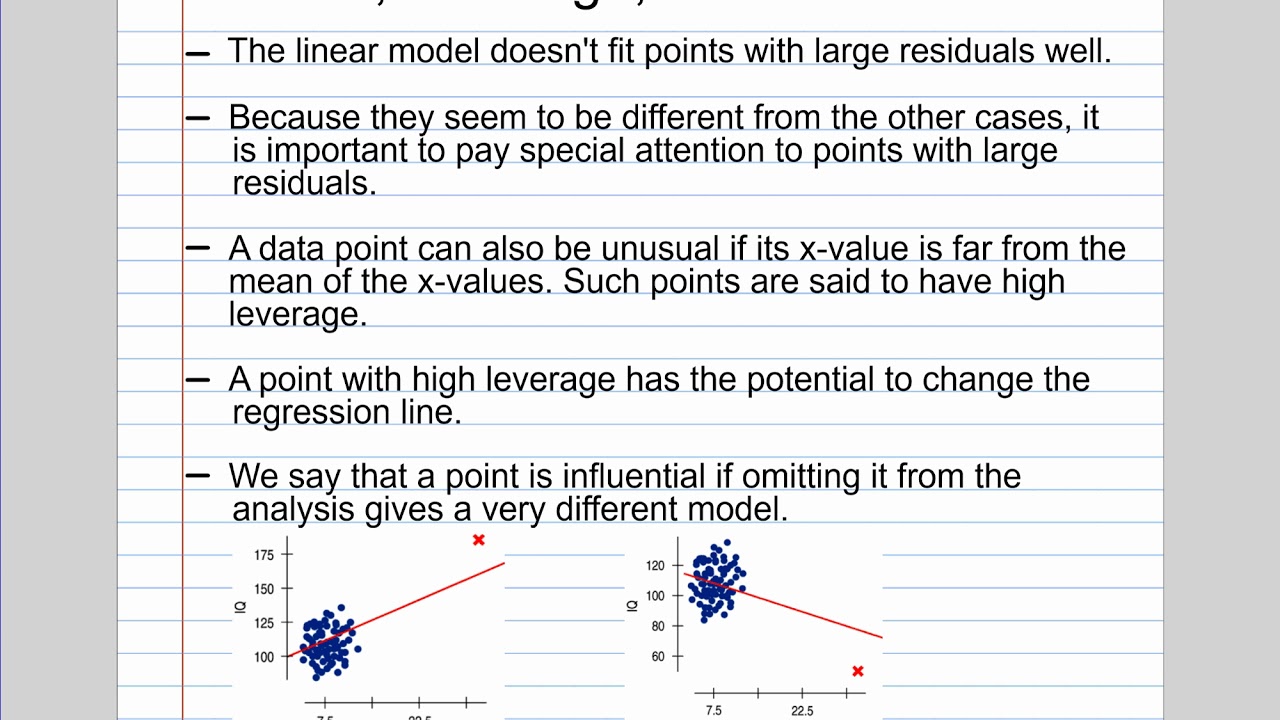 Regression Wisdom Lecture Notes (Ch.9)