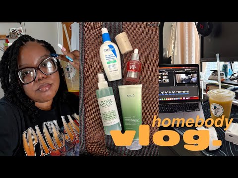 a homebody vlog. › getting back into yt, smoothies & skincare