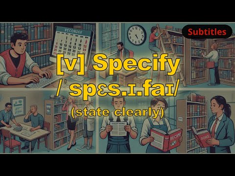 [v] Specify meaning (state clearly) with 5 examples